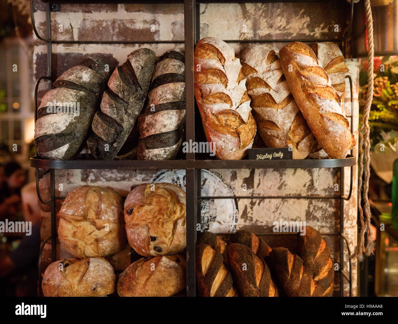 Fancy bread for sale at The Grounds, Alexandria Sydney, Australia Stock ...