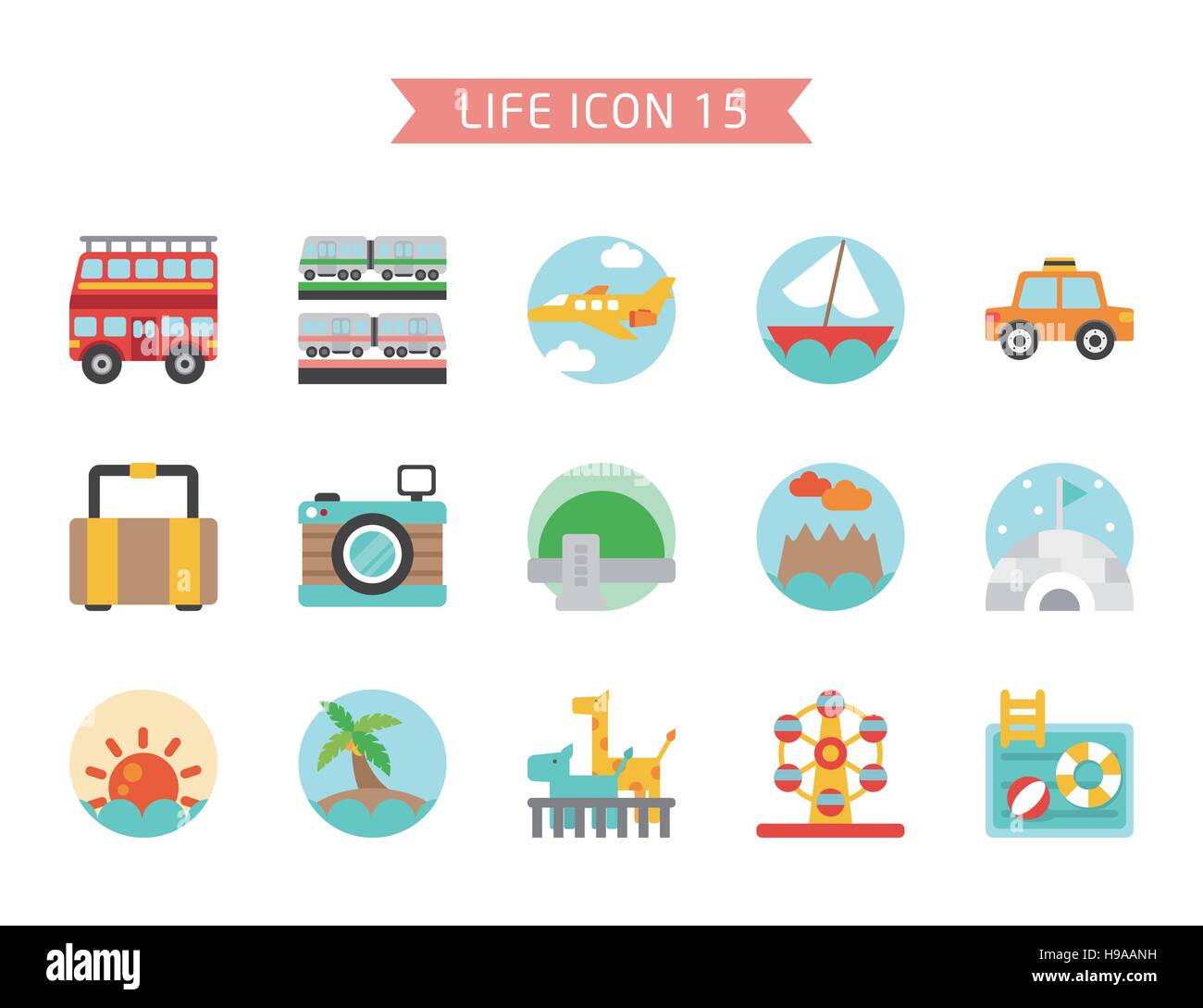 Glacier driving Stock Vector Images - Alamy