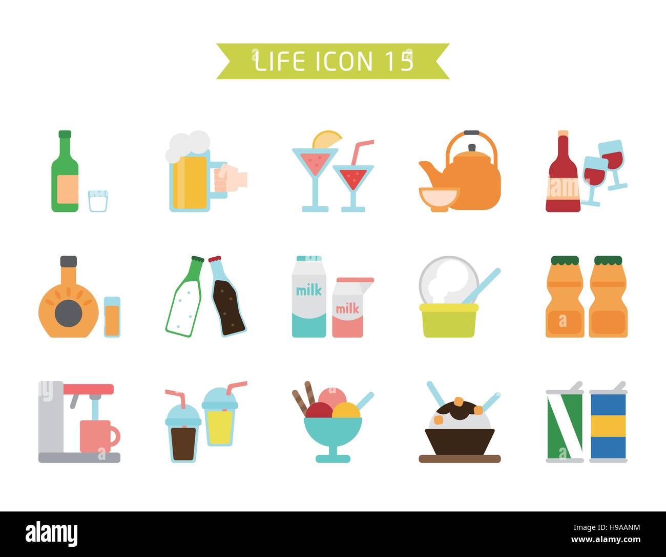Cola life Stock Vector Images - Alamy