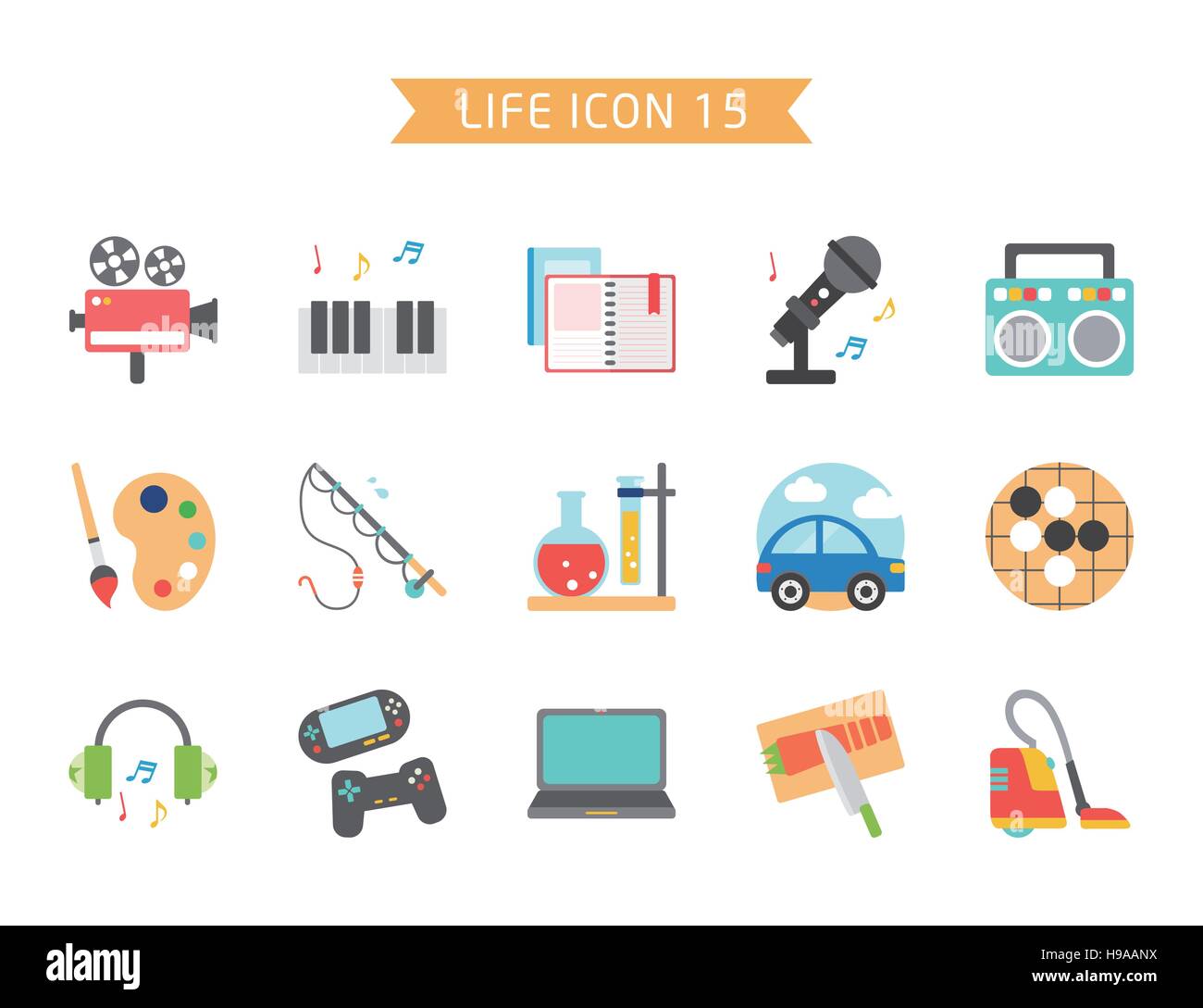 Notation knife Stock Vector Images - Alamy