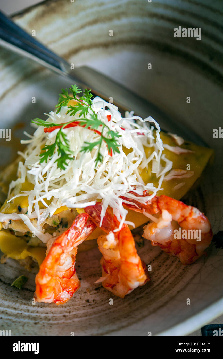 Flat Burmese noodles at the Four Seasons Tented Camp in Thailand's ...
