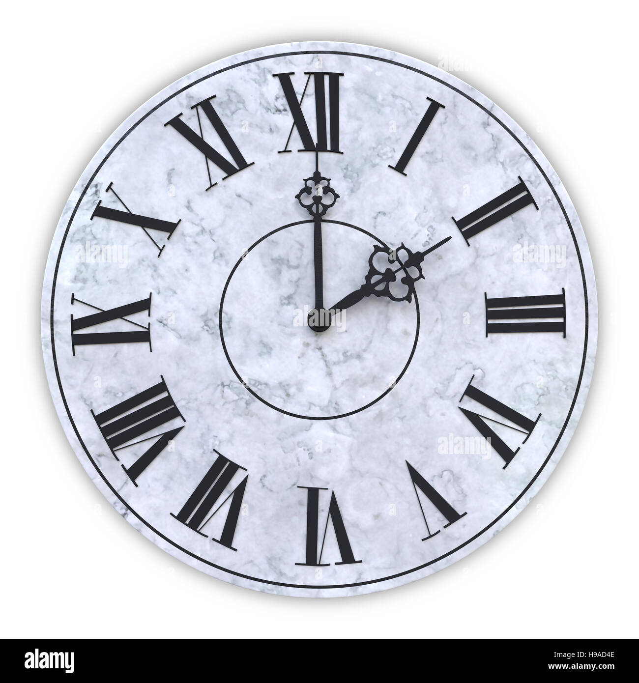 Clock Face Showing Time Two High Resolution Stock Photography and ...
