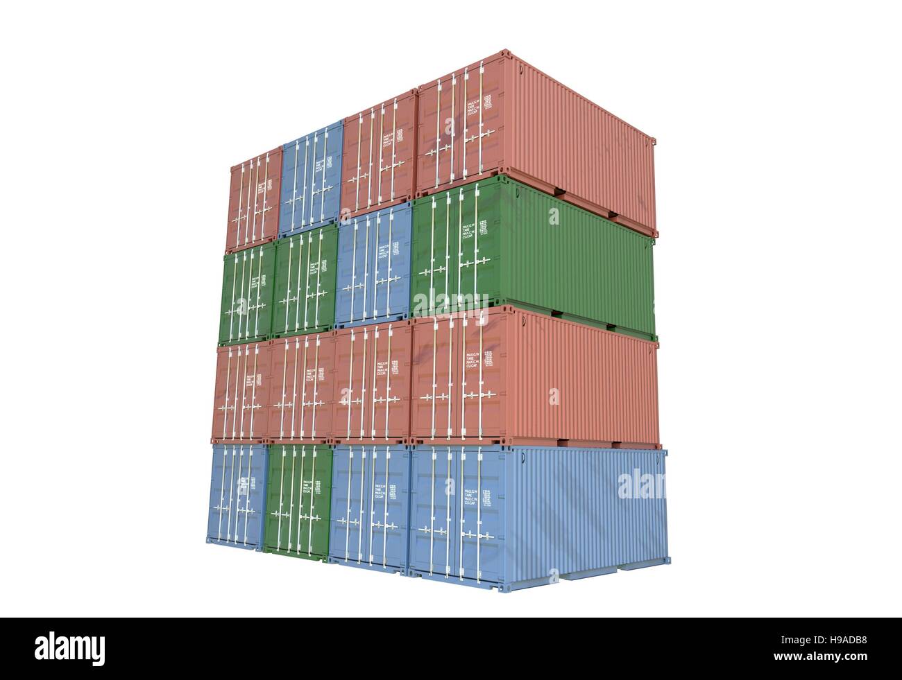 3d Render Freight Trailer Shipping High Resolution Stock Photography ...