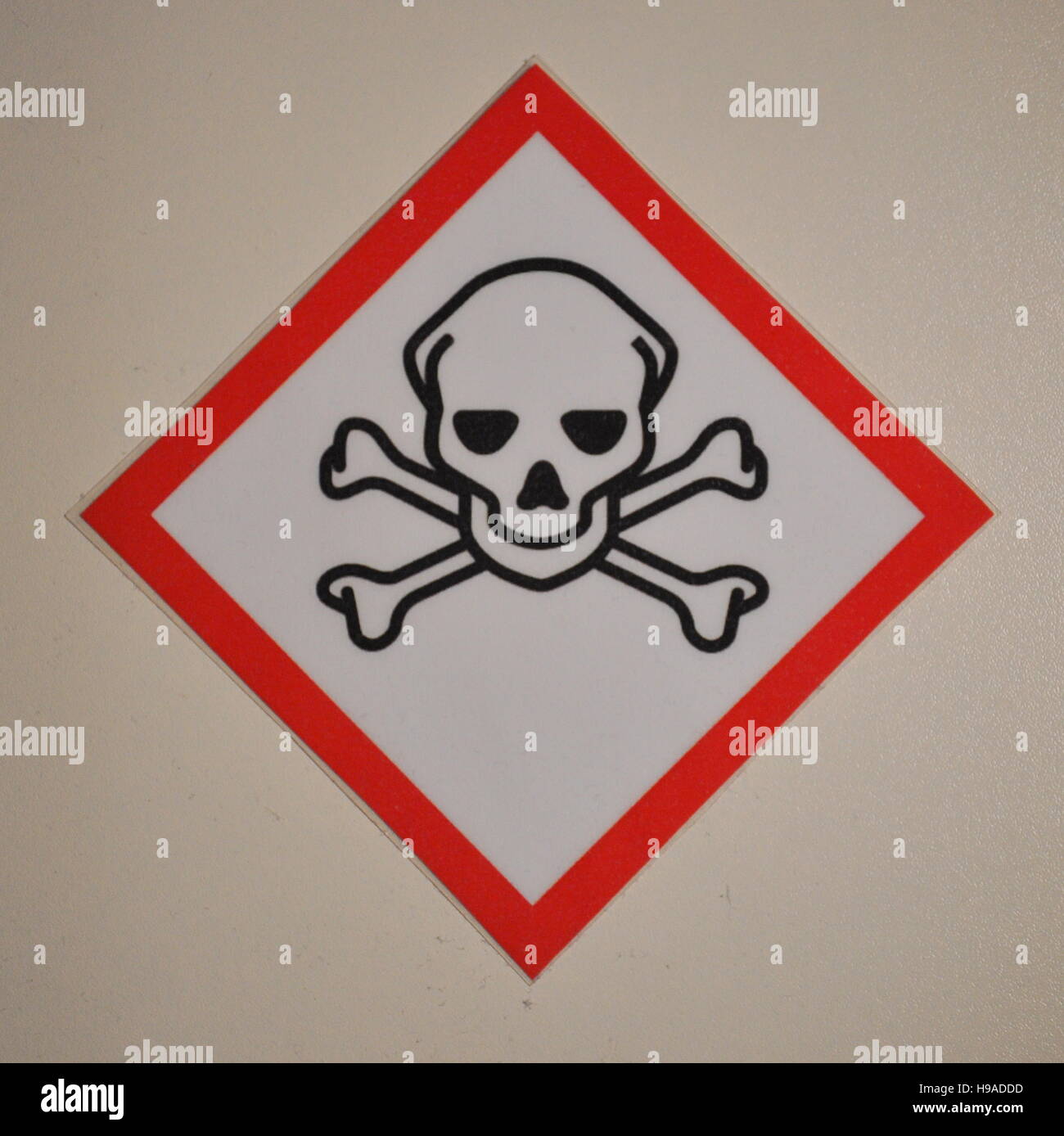 Symbol sign for danger, chemicals, substance safety, toxin Stock Photo ...