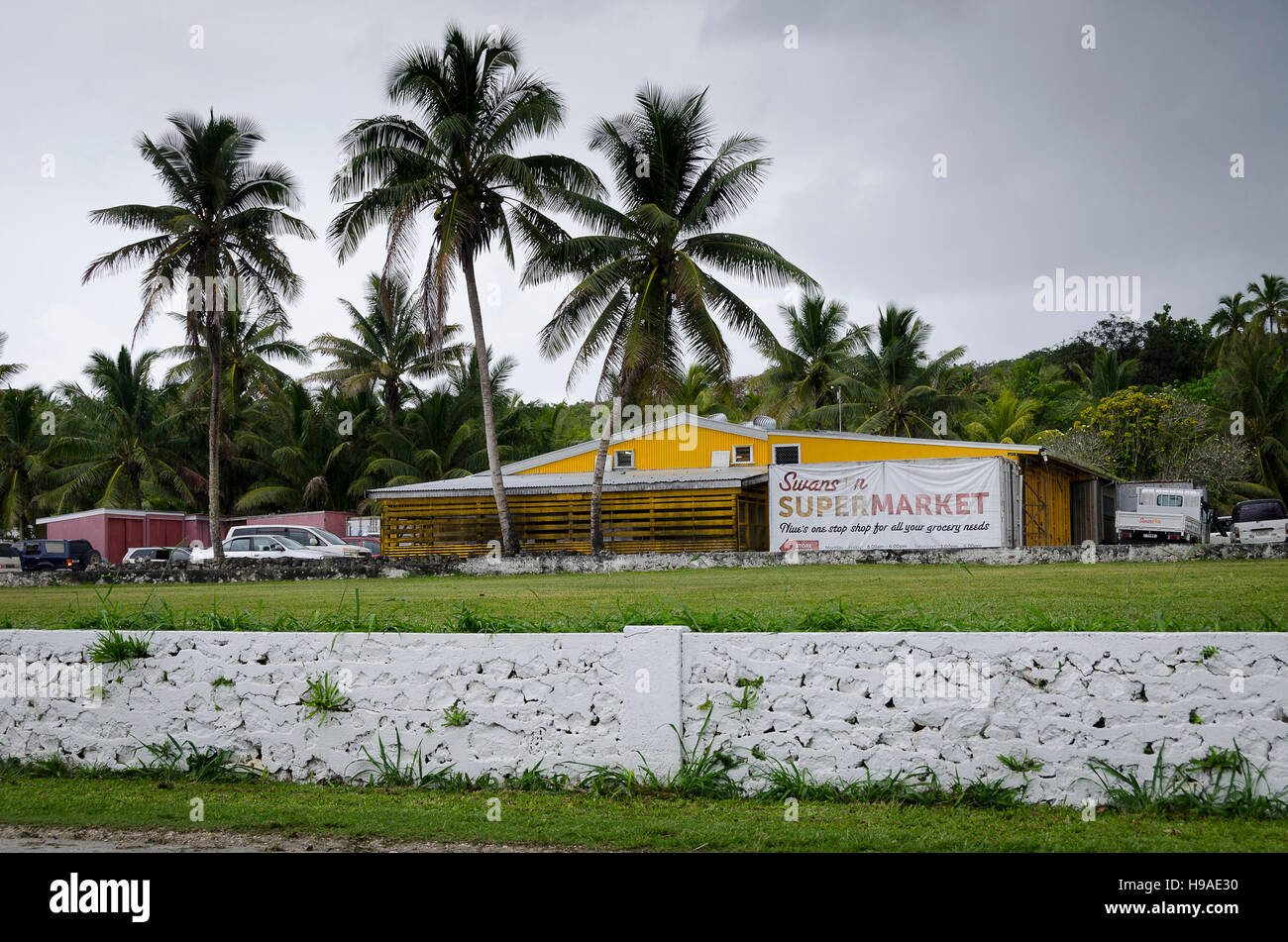 Swanson Supermarket, Alofi, Niue, South Pacific, Oceania Stock Photo ...