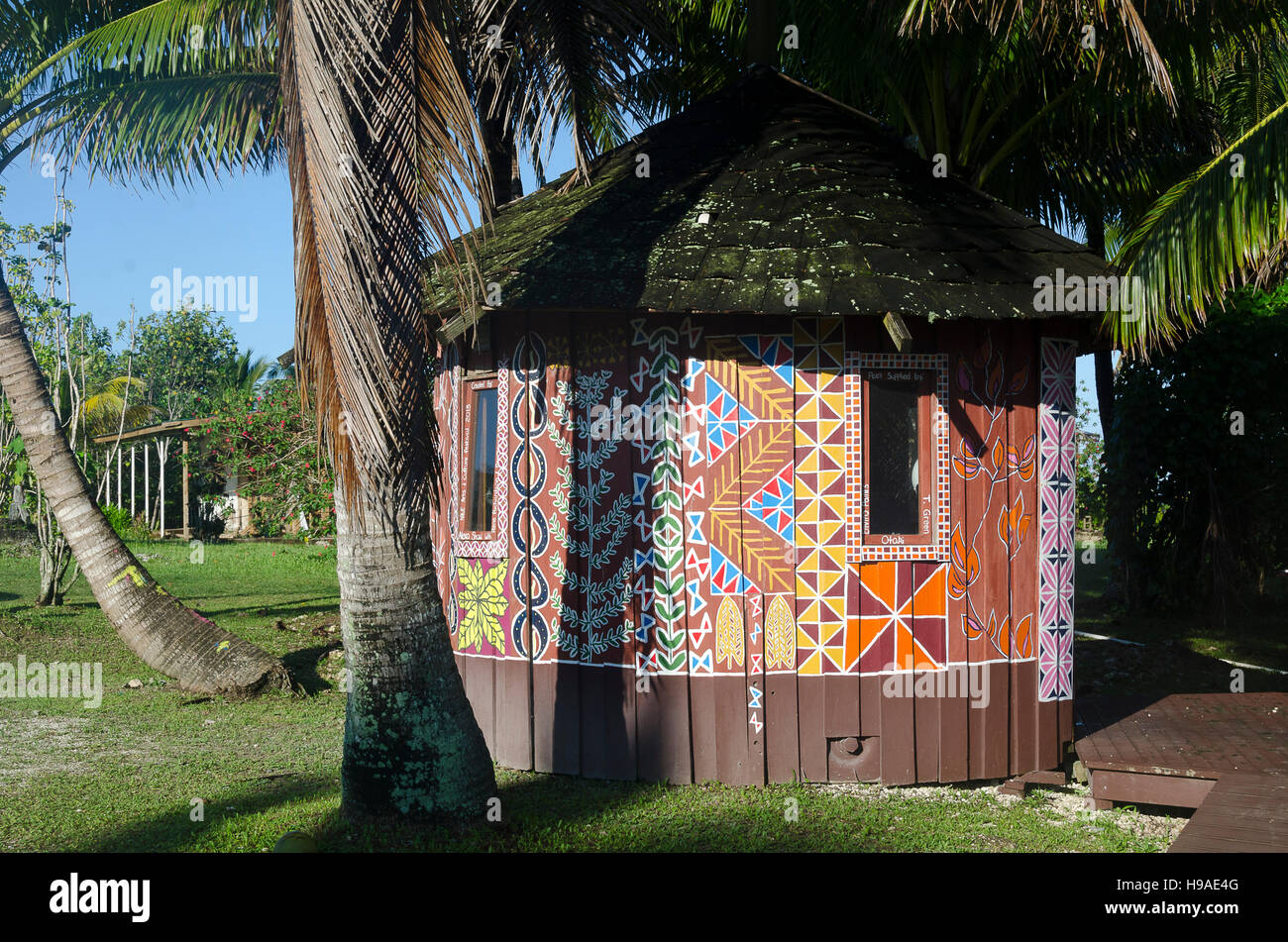 Pacific island art pattern hi-res stock photography and images - Alamy