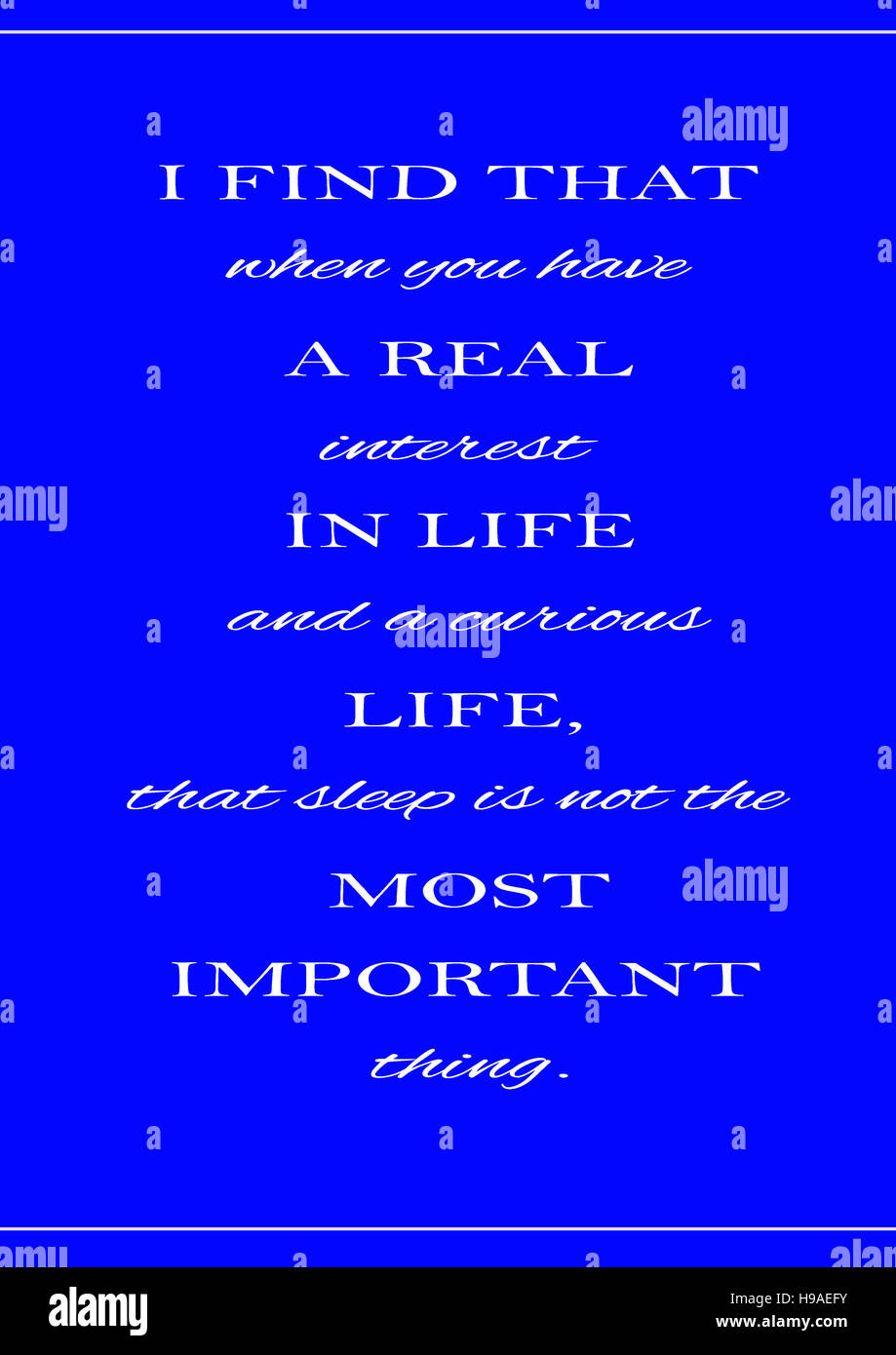 Quote find your thing hi-res stock photography and images - Alamy