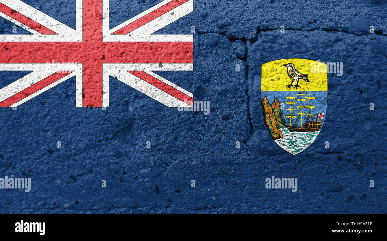 Flag of Saint Helena, background, texture Stock Photo - Alamy
