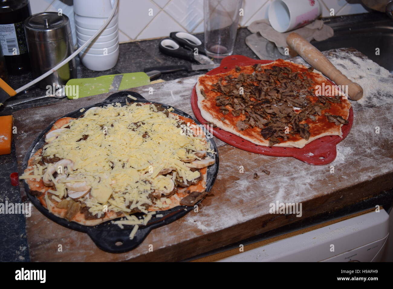 Cheese less pizza hi-res stock photography and images - Alamy