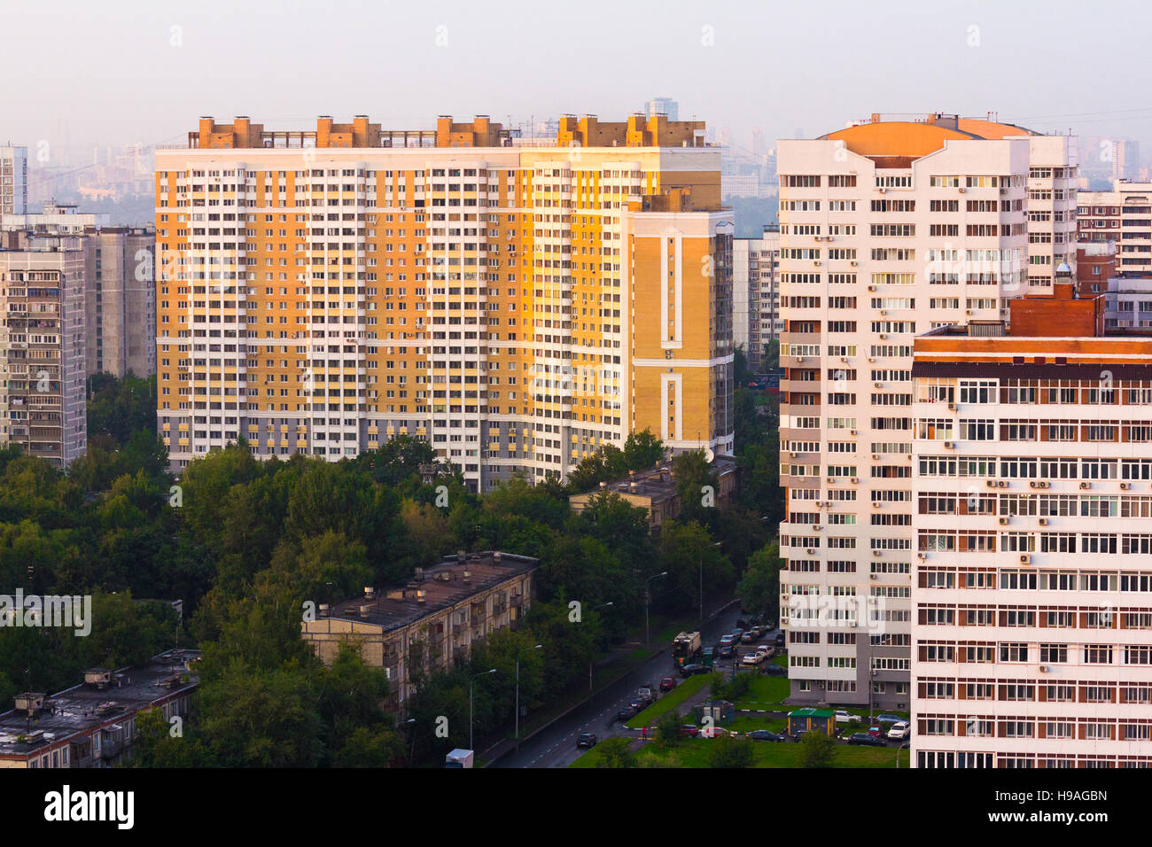 Aerial view of moscow hi-res stock photography and images - Alamy