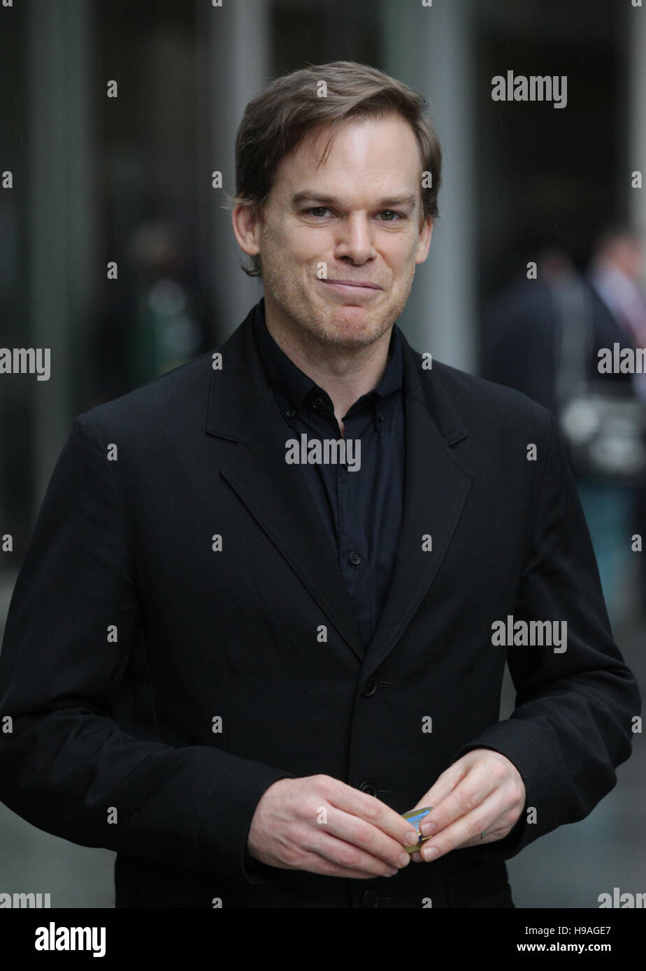 Michael C Hall seen attending the Andrew Marr show at the BBC studios ...