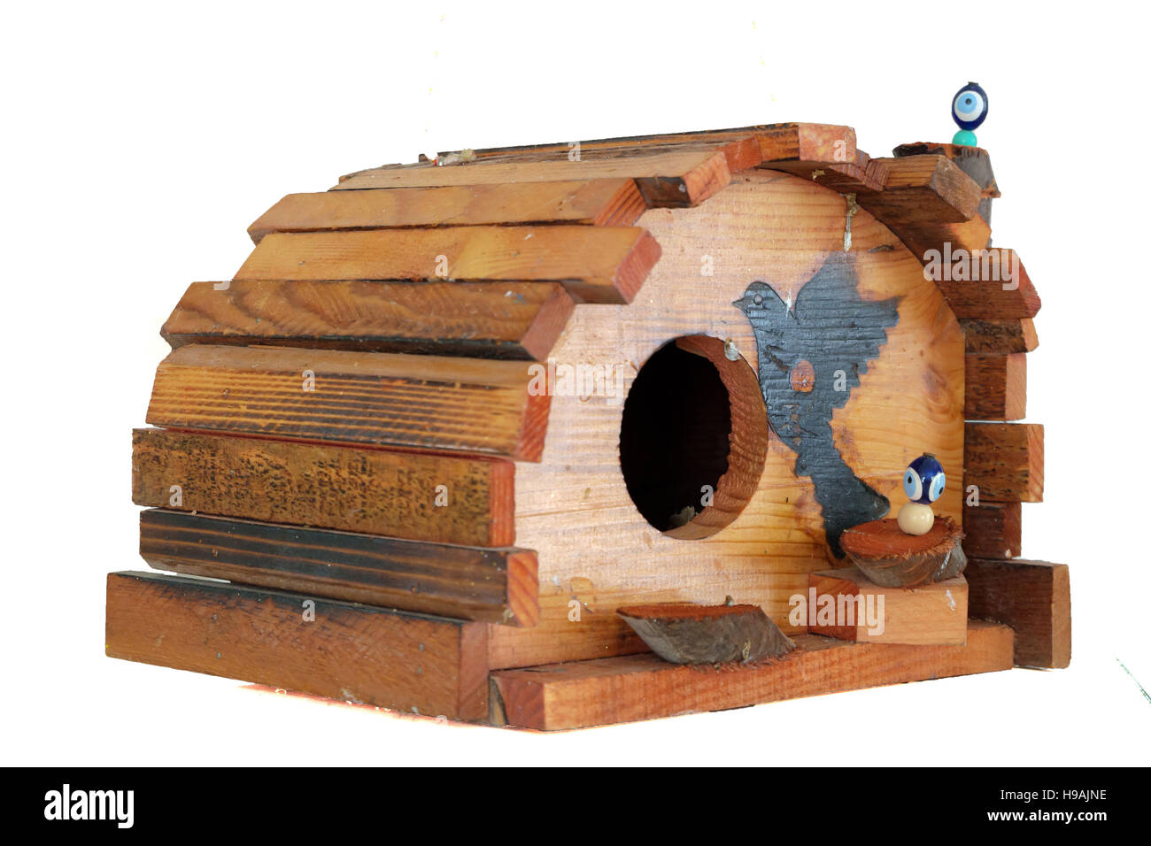 Bird box on new Cut Out Stock Images & Pictures - Alamy