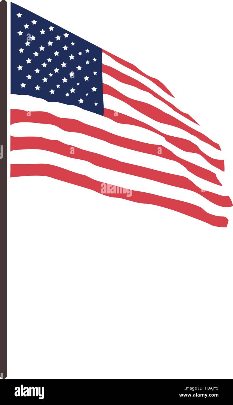USA Flag Icon Stock Vector Image & Art - Alamy