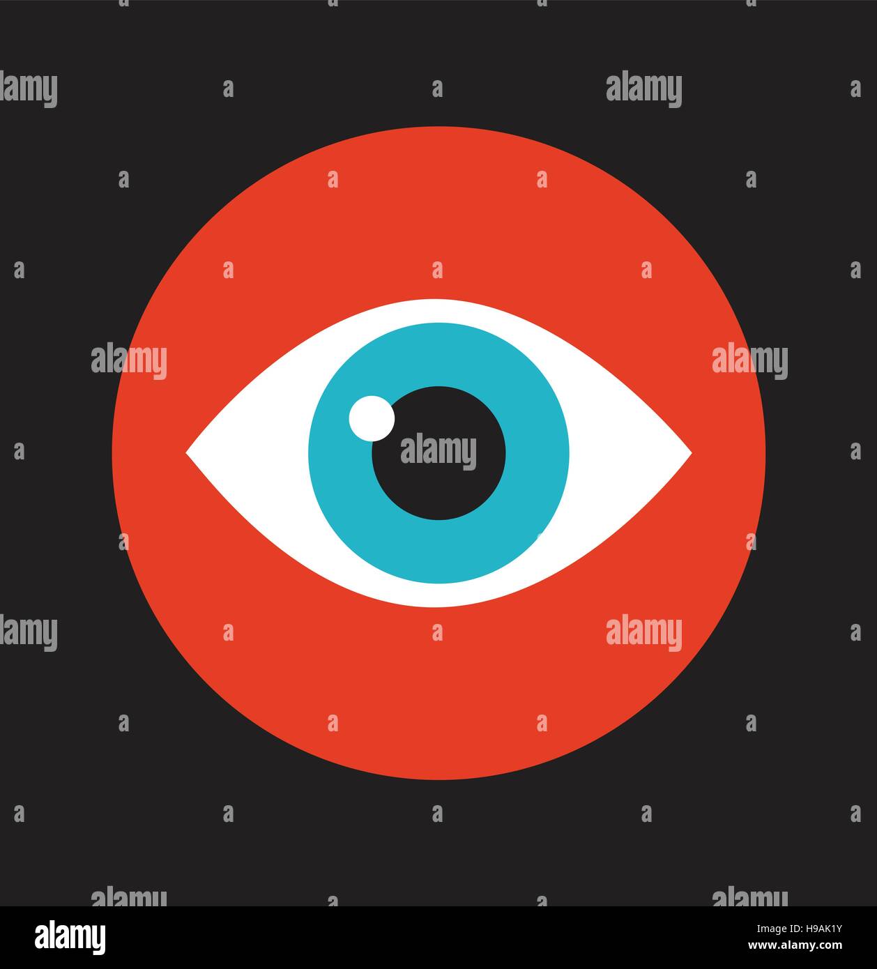 Eye icon design Stock Vector Image & Art - Alamy