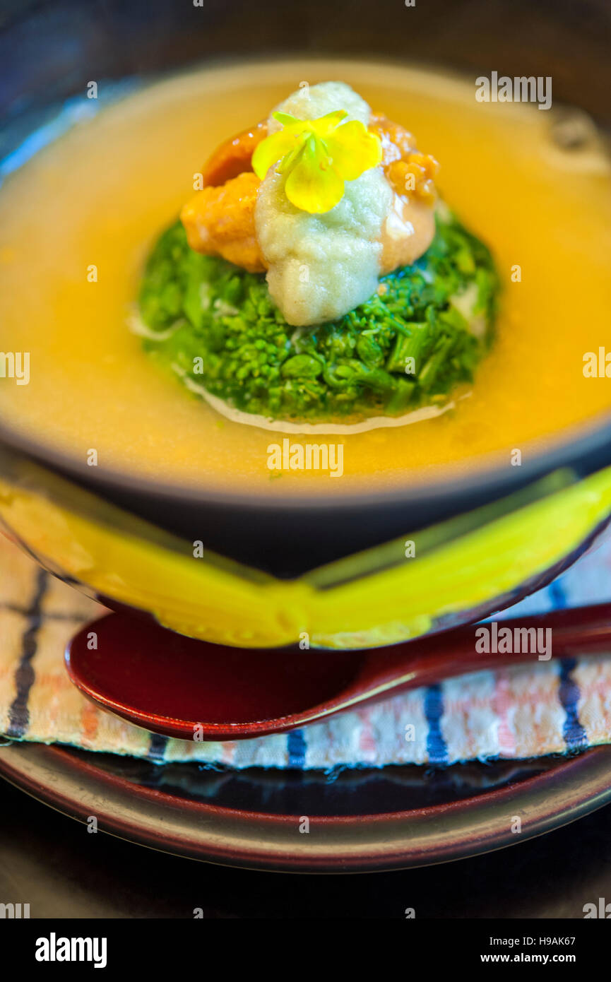 Yuba (soymilk skin) and tofu dumpling at Kikunoi, the three Michelin ...