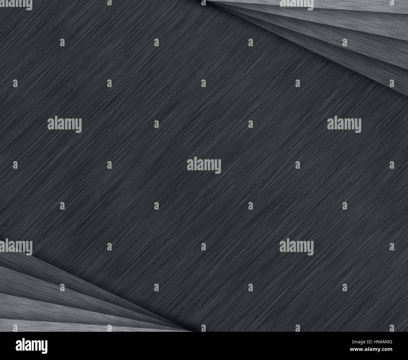 Linear brushed metal texture layered plates. Aluminum background ...
