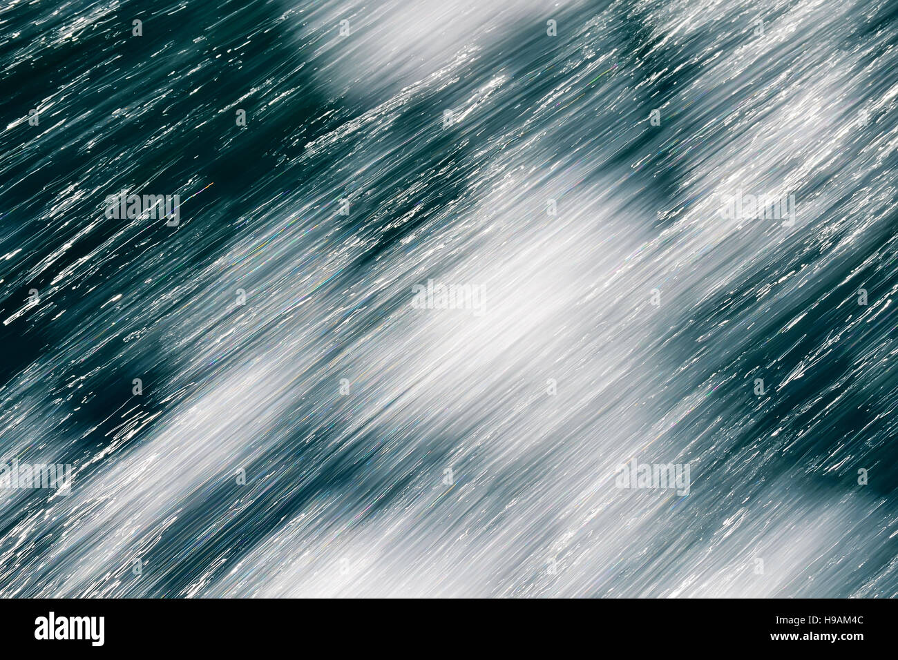 Speed on water with light reflection Stock Photo - Alamy