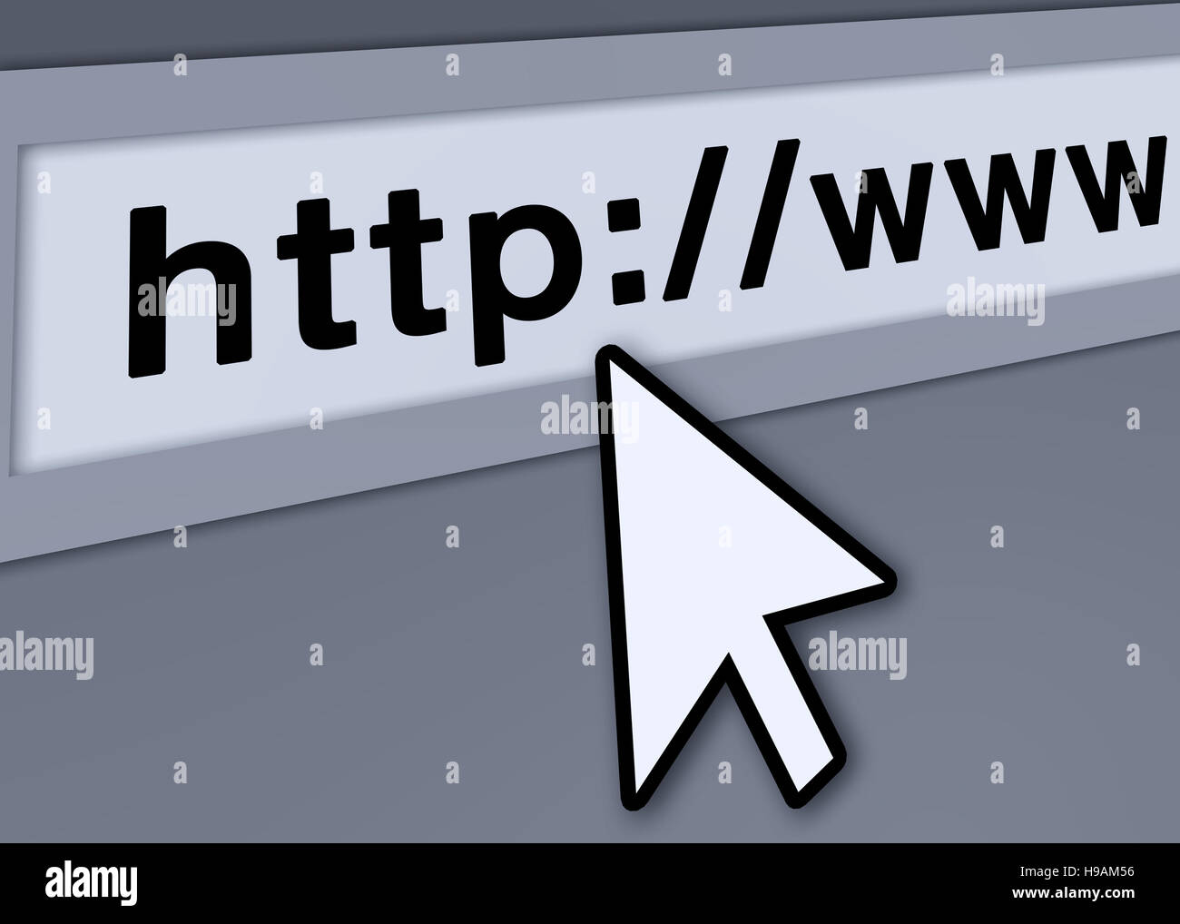 Mouse pointer monitor hi-res stock photography and images - Alamy