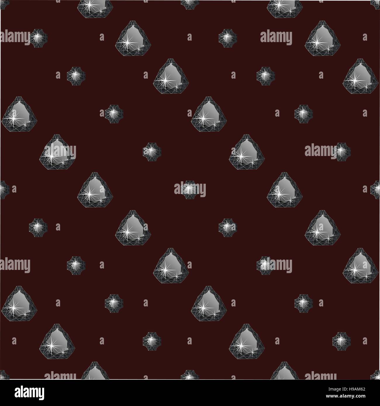 Diamonds seamless pattern Stock Vector Image & Art - Alamy