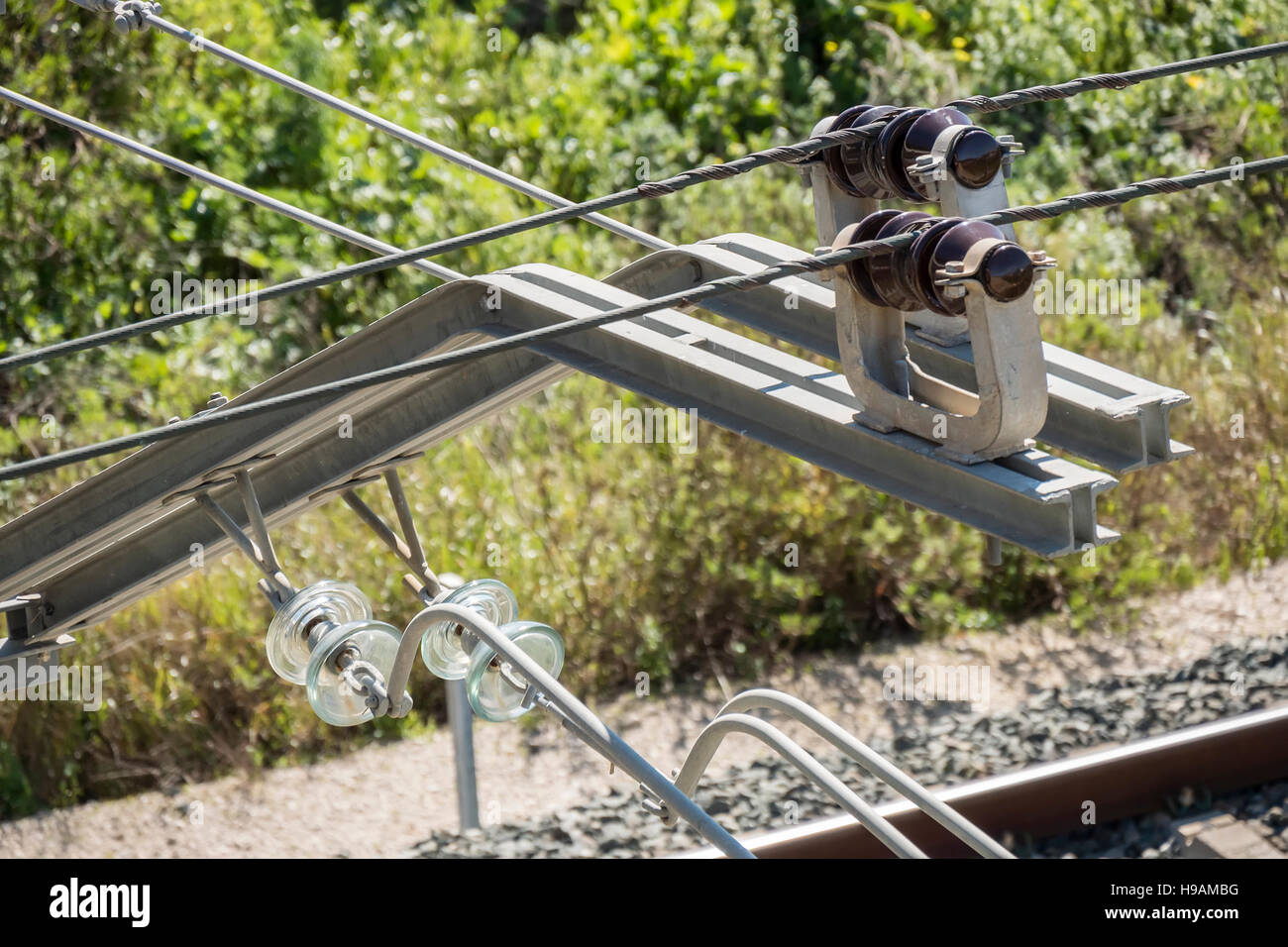 Catenary structure hi-res stock photography and images - Alamy