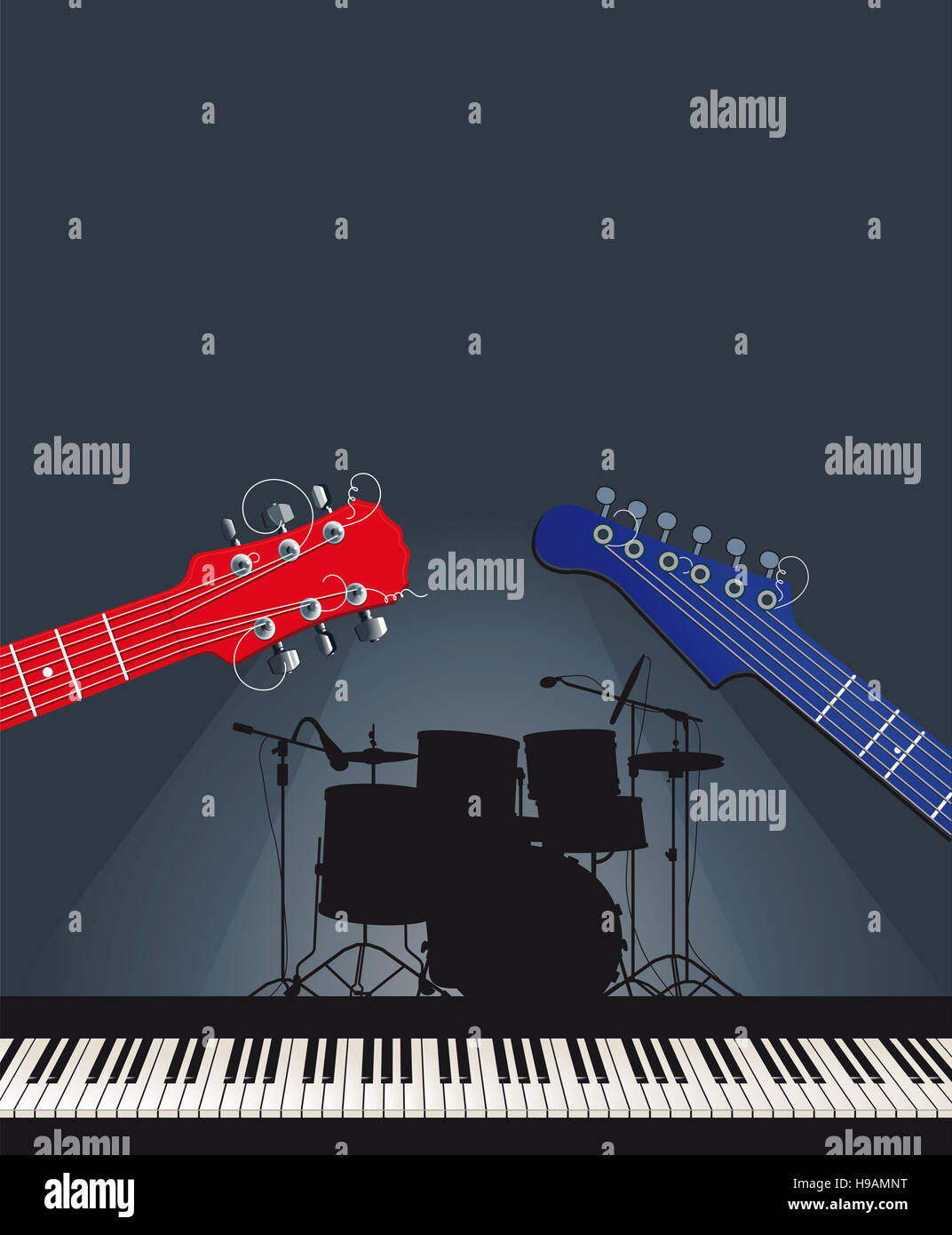 Band rock studio group hi-res stock photography and images - Alamy