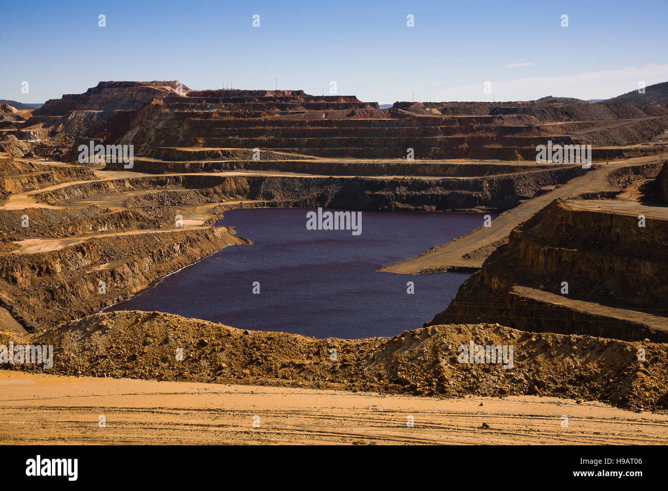 Pit mine lake hi-res stock photography and images - Alamy