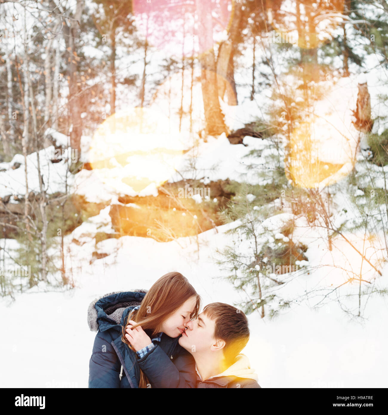 Romantic couple family 30s hi-res stock photography and images - Alamy