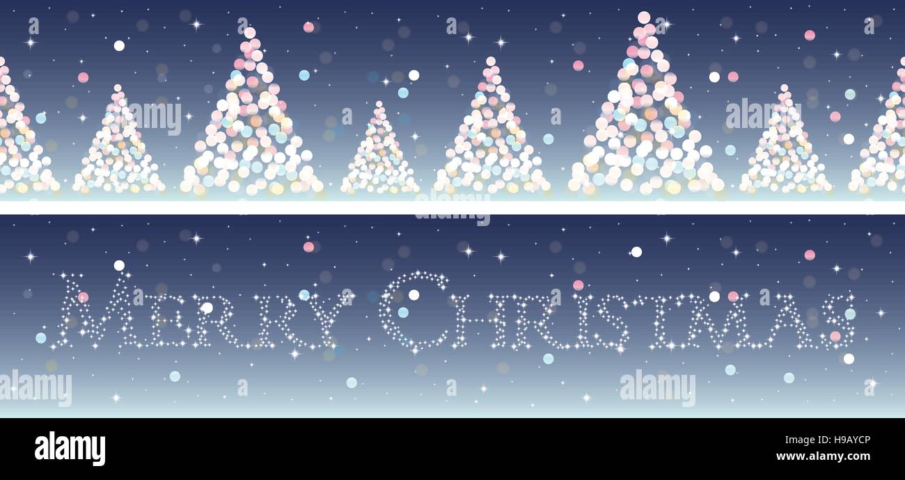 Christmas holiday horizontal banner Stock Vector Images - Alamy