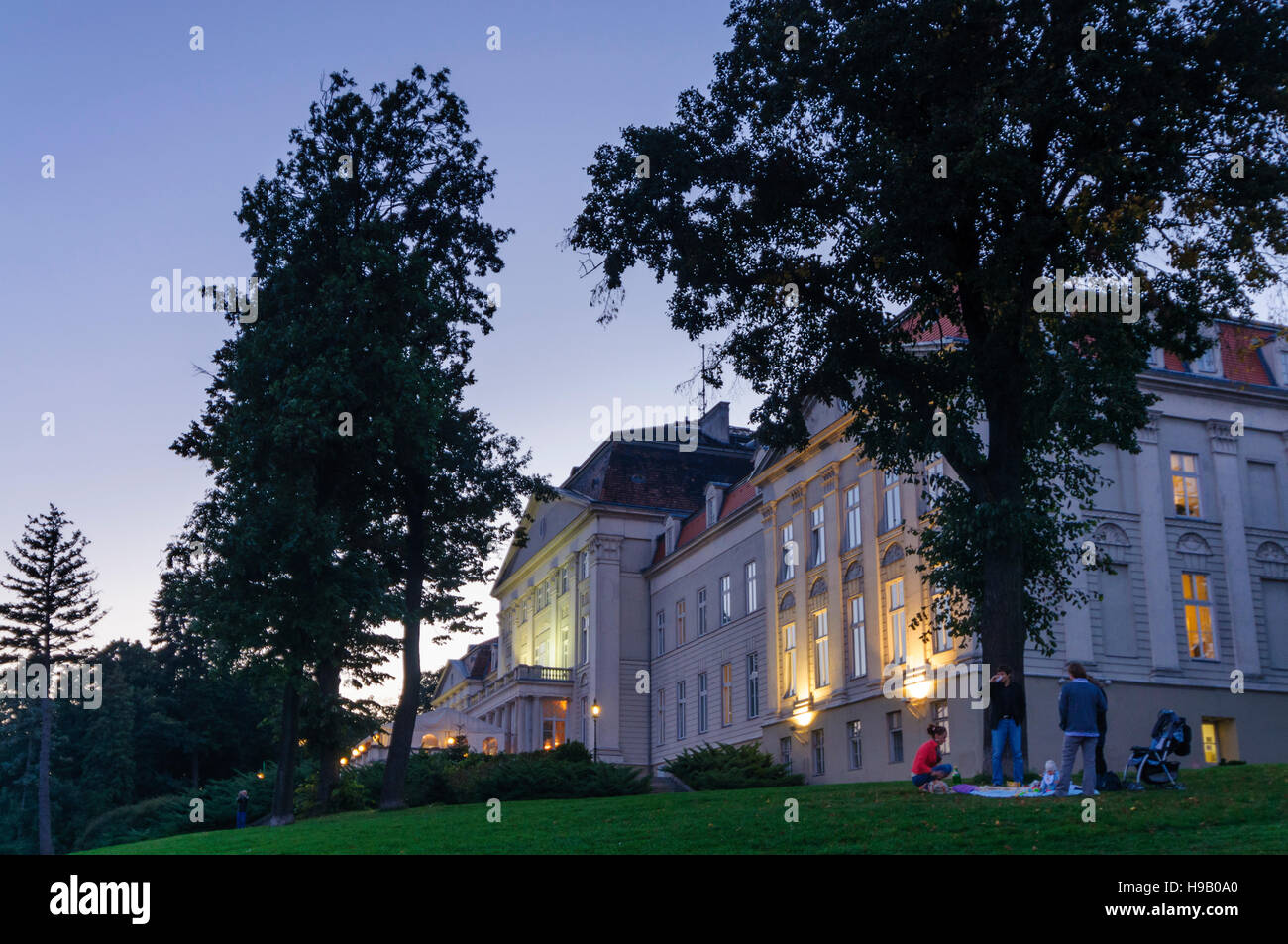 Wien vienna castle schloss wilhelminenberg hi-res stock photography and ...