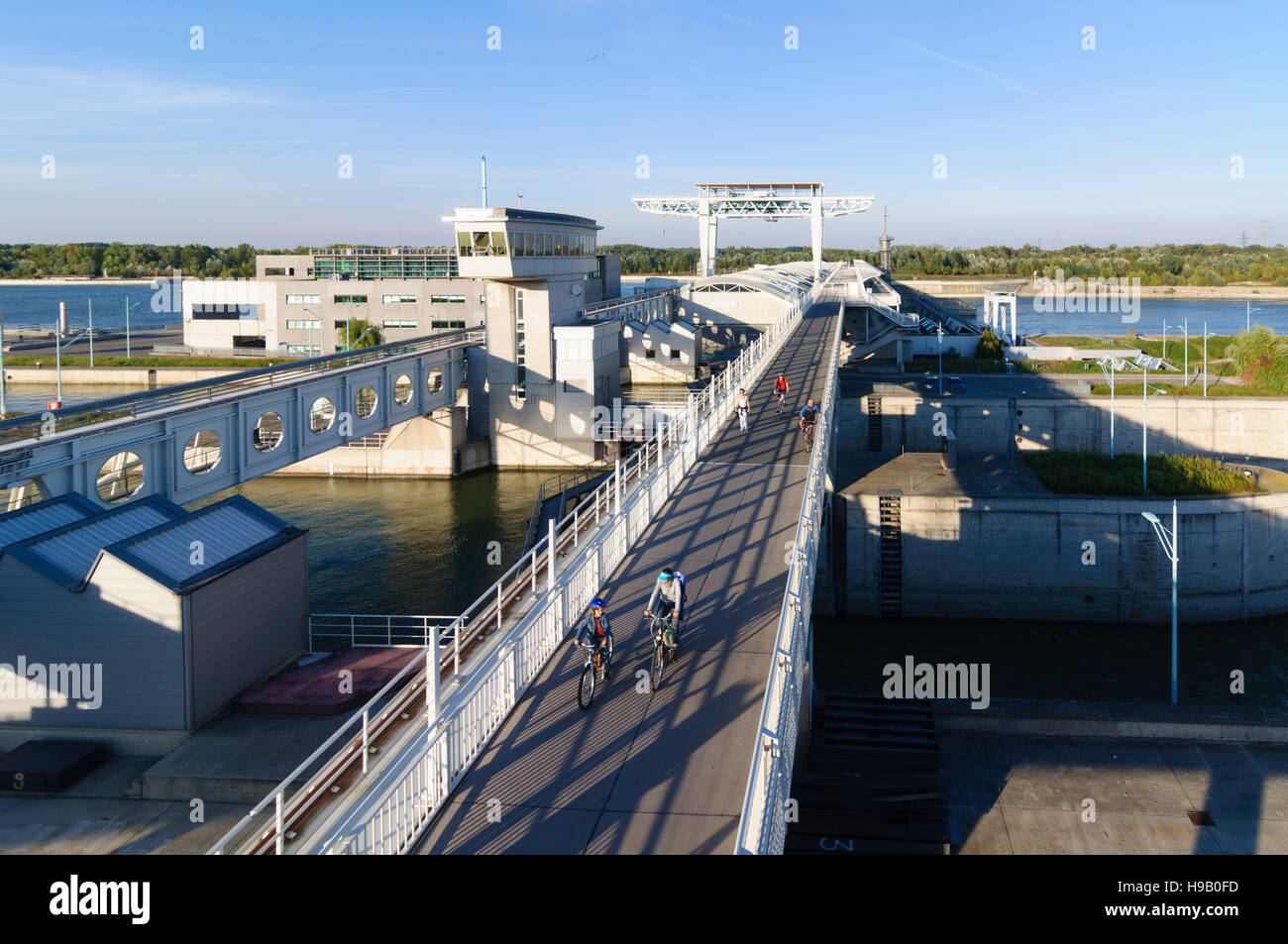 Power station freudenau of verbund a hi-res stock photography and ...