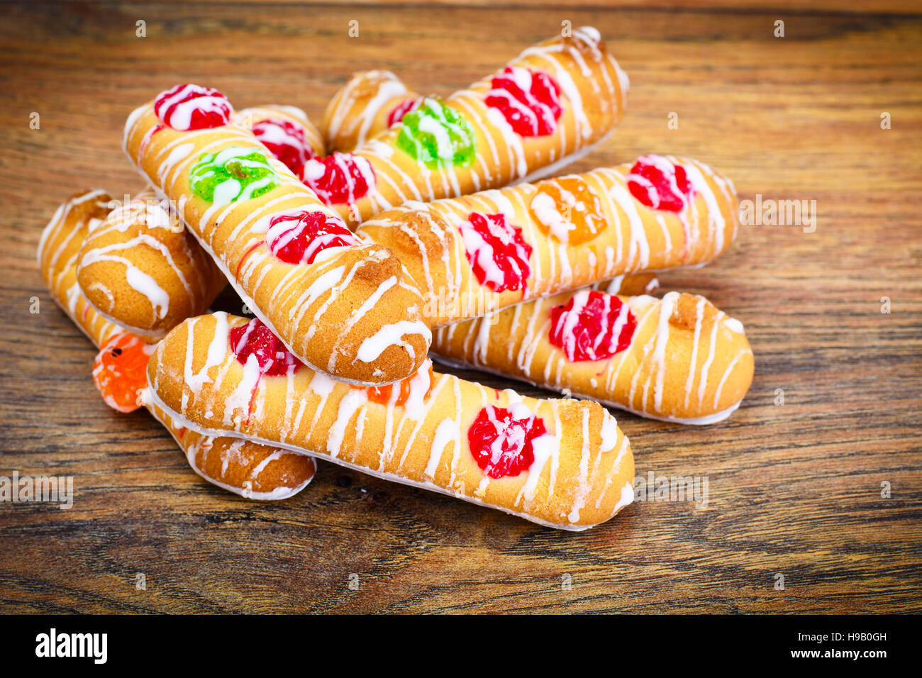 Delicious Sweet Cookies with Jujube. Studio Photo Stock Photo - Alamy