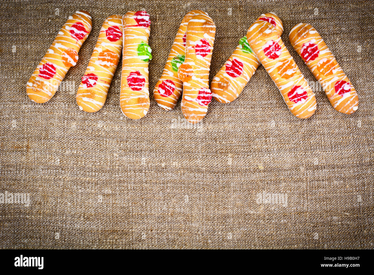 Delicious Sweet Cookies with Jujube. Studio Photo Stock Photo - Alamy