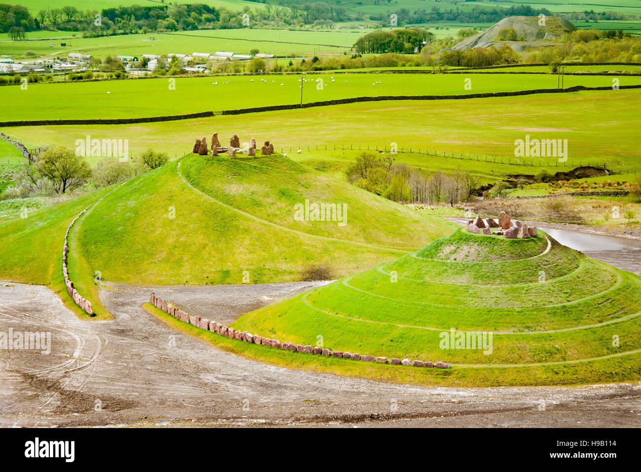 Crawick Multiverse landscape reflecting the universe, milky-way and ...