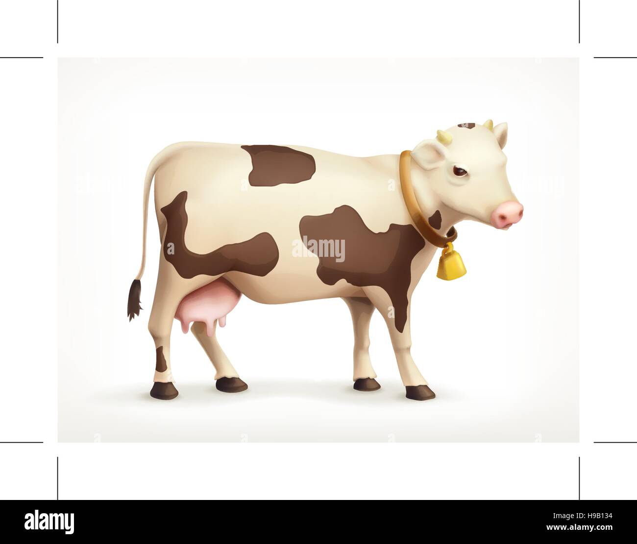 Detailed cattle Stock Vector Images - Alamy