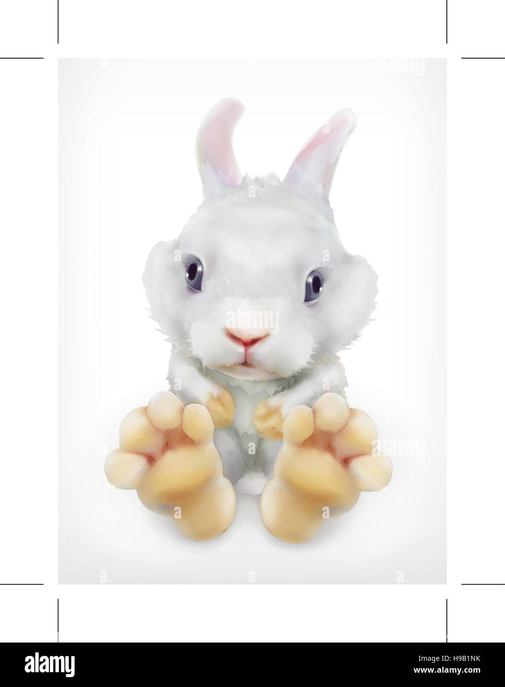 Rabbit single icon Stock Vector Images - Alamy