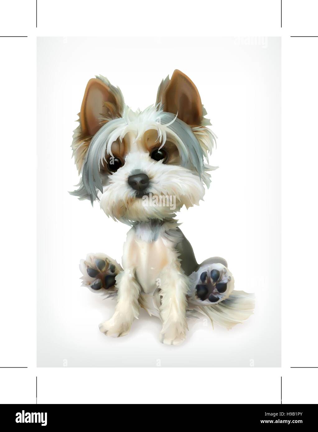 Portrait cute little kid Cut Out Stock Images & Pictures - Alamy