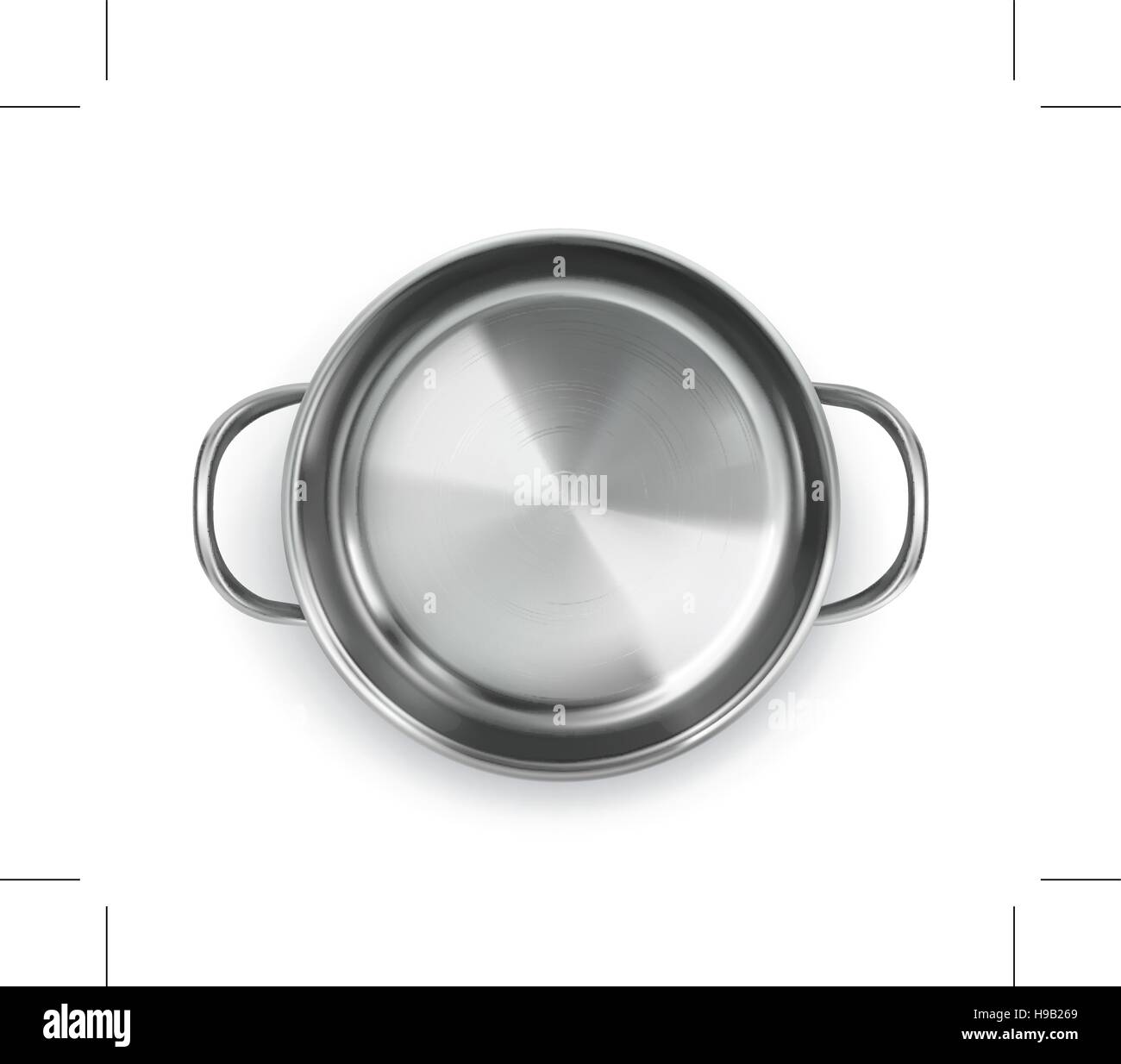 Pan, top view vector object Stock Vector Image & Art - Alamy