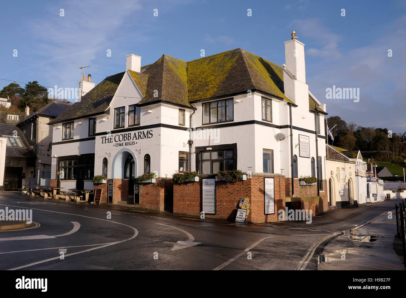 The Cobb Arms at Lyme Regis Dorset November 2016 Stock Photo - Alamy