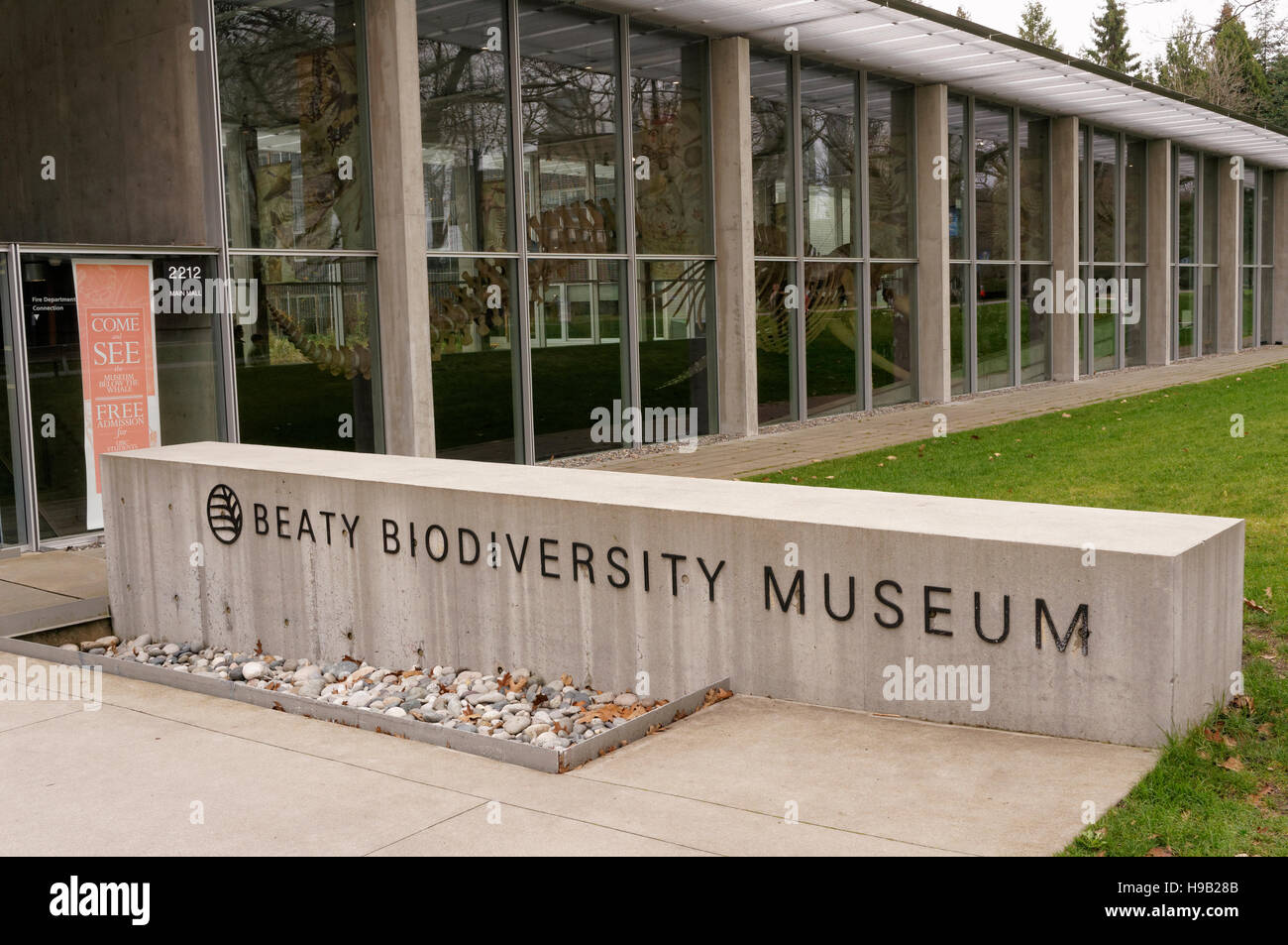 Beaty Biodiversity Museum building on the campus of the University of ...