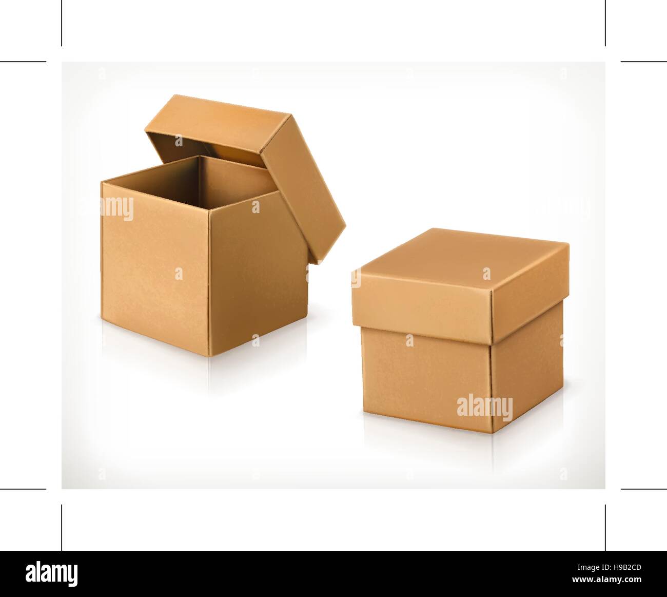 Cardboard box, vector Stock Vector Image & Art - Alamy
