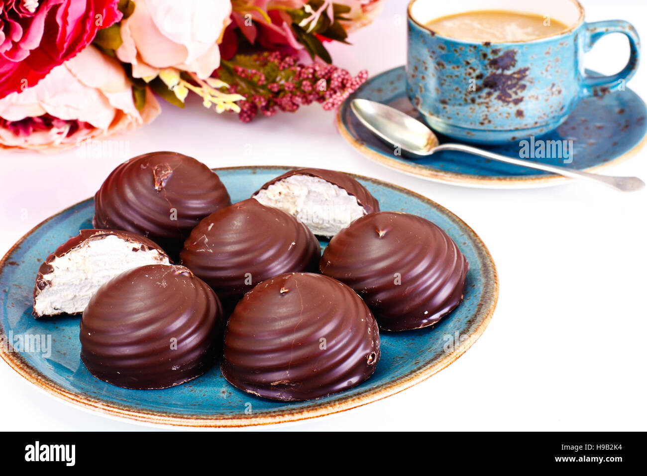 Tasty Sweet Desert Studio Photo Stock Photo - Alamy
