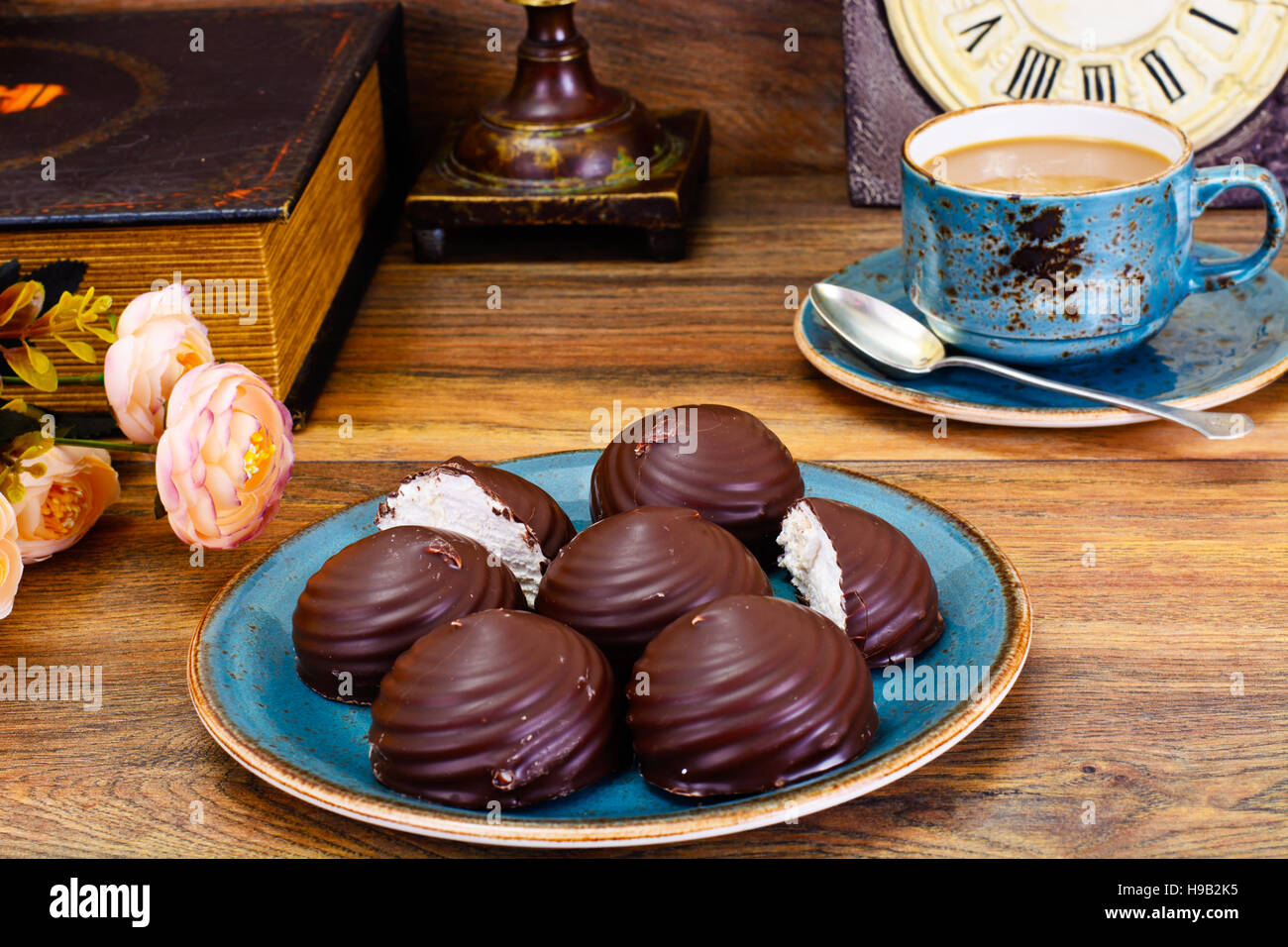 Tasty Sweet Desert Studio Photo Stock Photo - Alamy