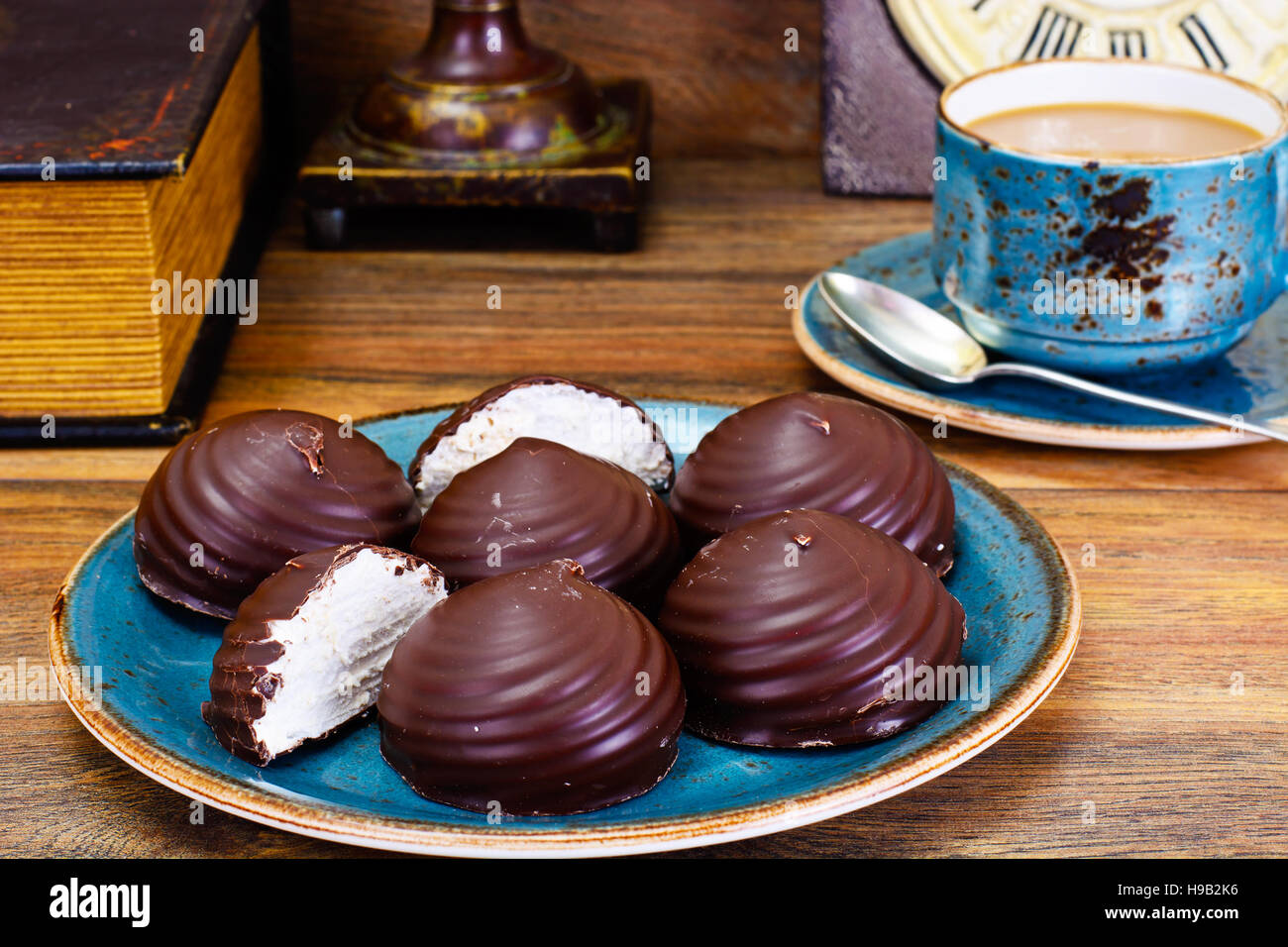 Tasty Sweet Desert Studio Photo Stock Photo - Alamy