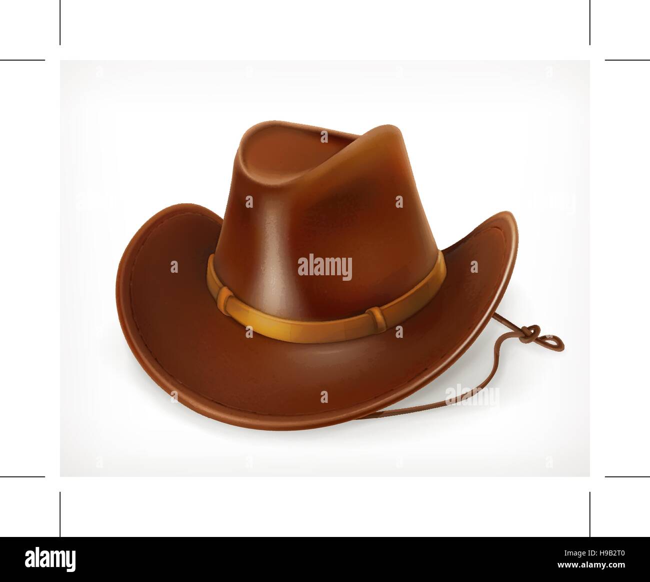Cowboy hat, vector icon Stock Vector Image & Art - Alamy