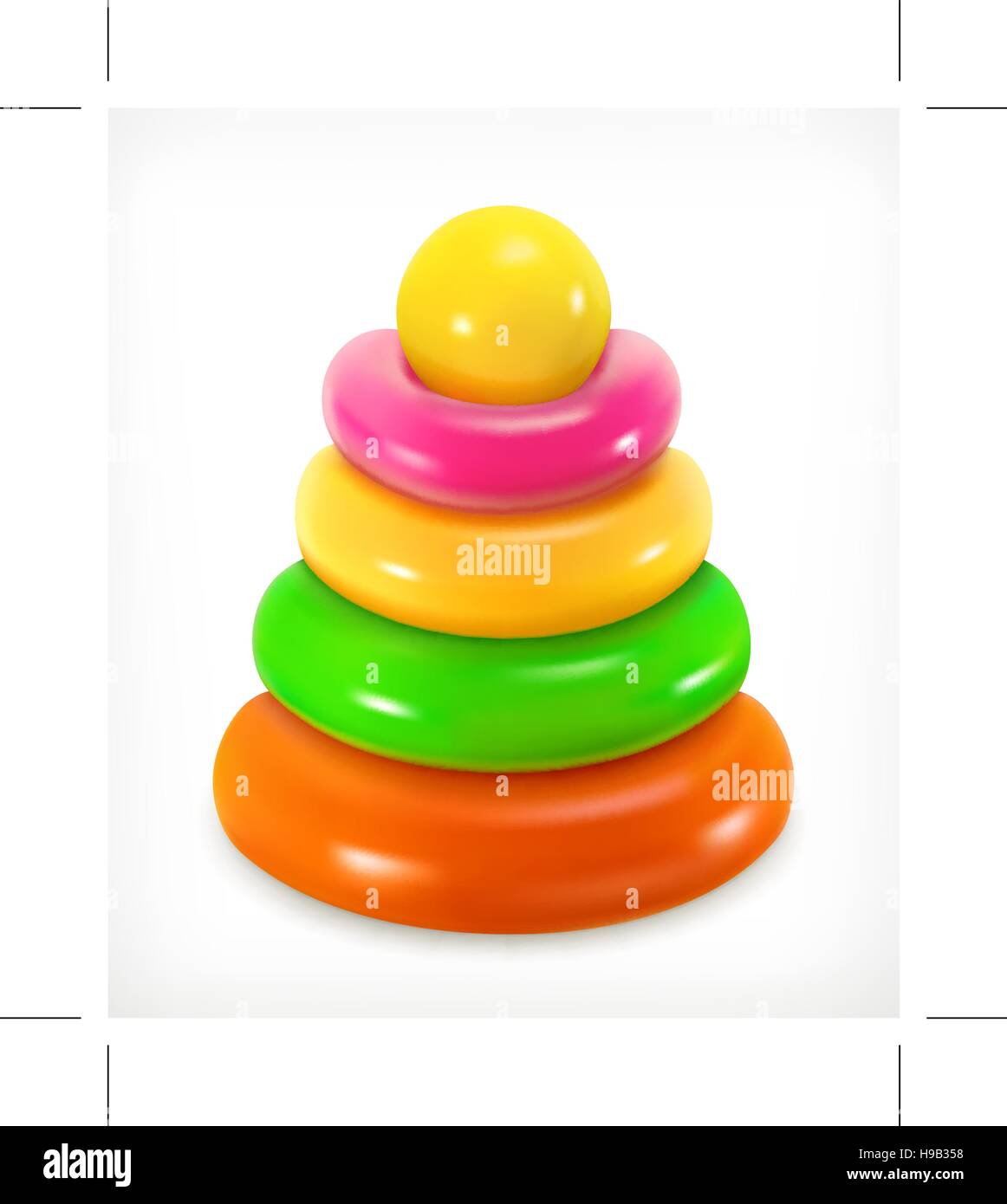 Stack pyramid isolated Stock Vector Images - Alamy