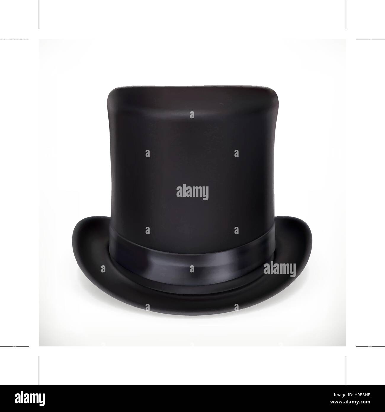 Vector 3d realistic hat Stock Vector Images - Alamy