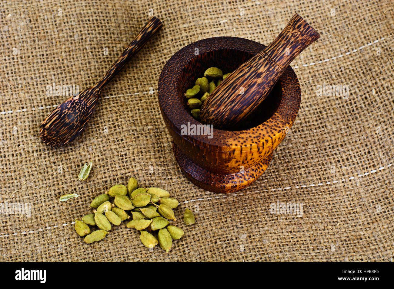 Cardamom Seasoning Studio Photo Stock Photo - Alamy