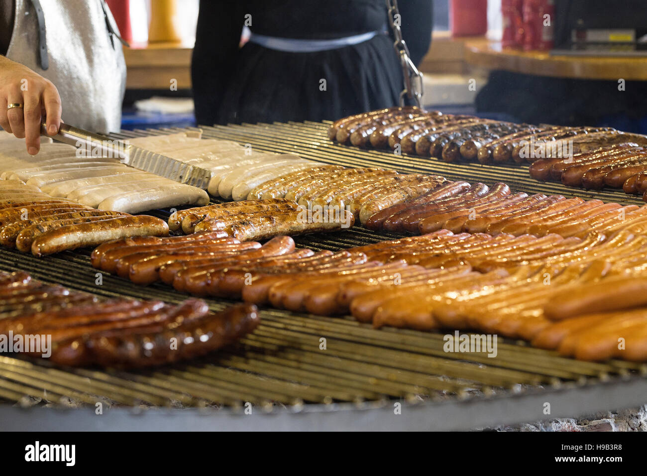 Bratwurst street food hi-res stock photography and images - Alamy