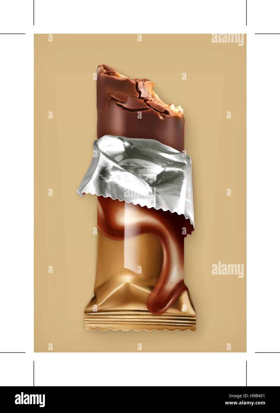 Chocolate bar, vector icon Stock Vector Image & Art - Alamy