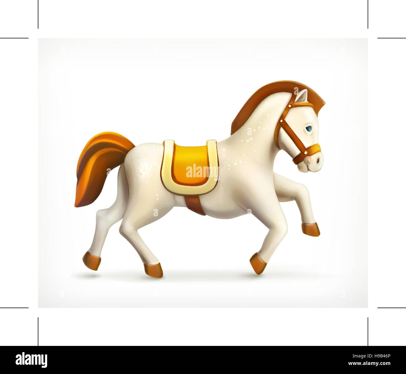 Little horse Cut Out Stock Images & Pictures - Alamy